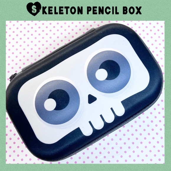 Other | Skeleton Pencil Case Skelly Pencil Box Stationery | Poshmark